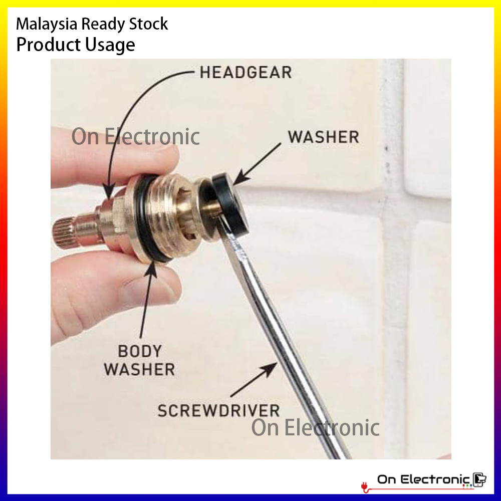 1 Packet 3 PCS TAP WASHER BLACK RUBBER 1/2”,3/4" FOR BIB TAP AND ...