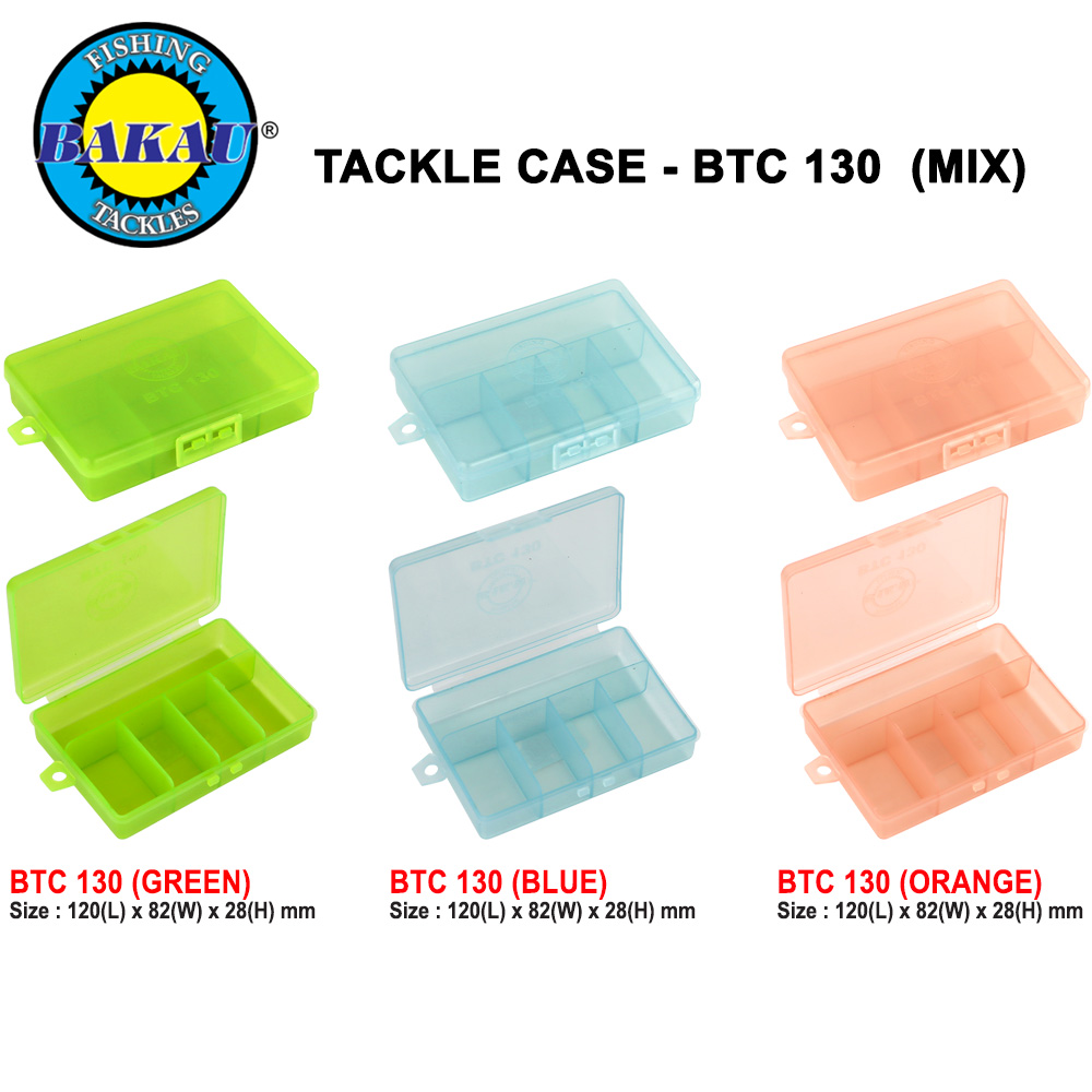 Bakau Tackle Case BTC 130 & BTC 140 Fishing Lure Accessories Box Fishing Cases TCE Tackles ...