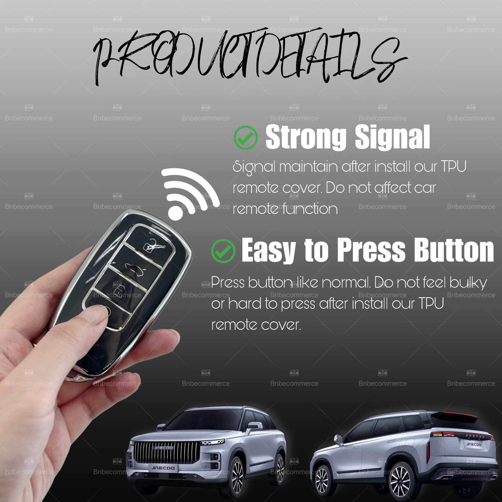 JAECOO J7 OMODA 5 TIGGO 7 TIGGO 8 PRO TPU Car Keyless Cover Car Key ...