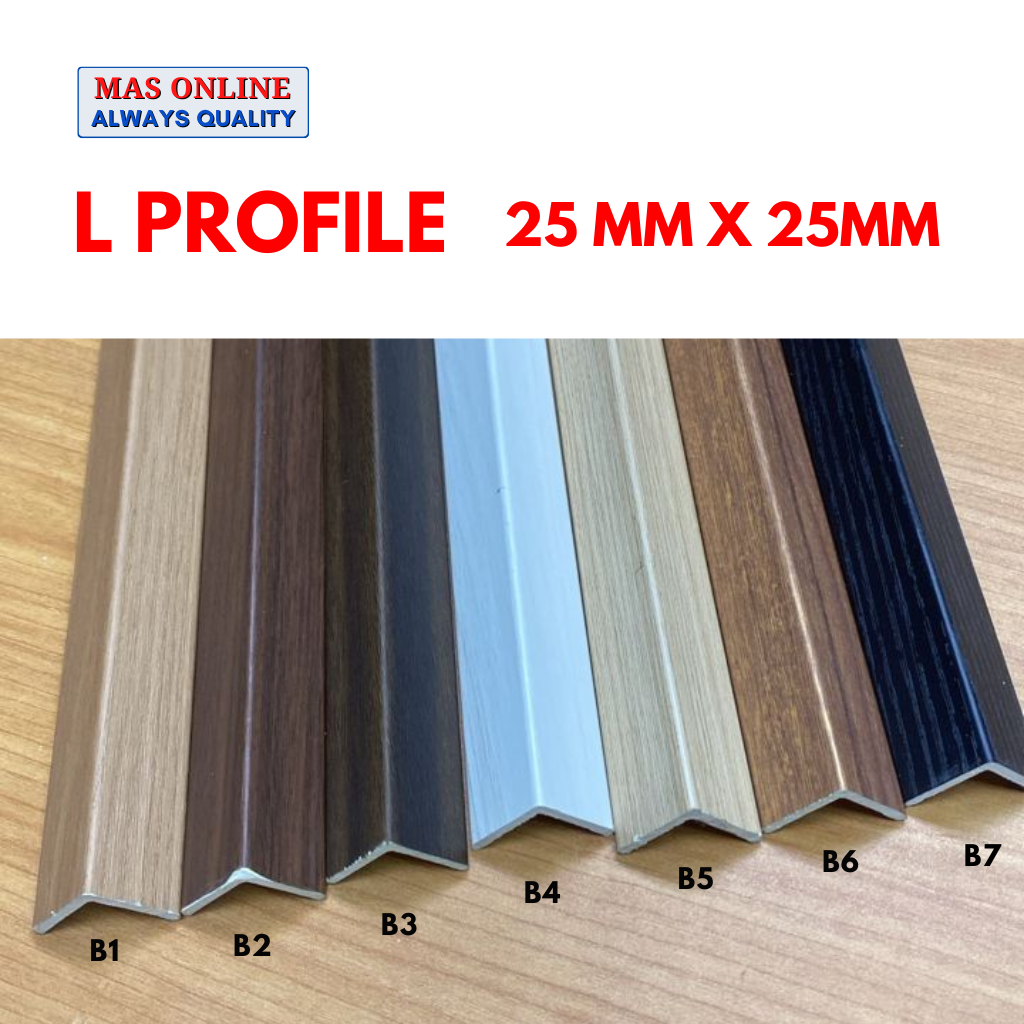 Panel Dinding L PROFILE Fluted wall panel WPC Fluted Panel PVC Edging ...