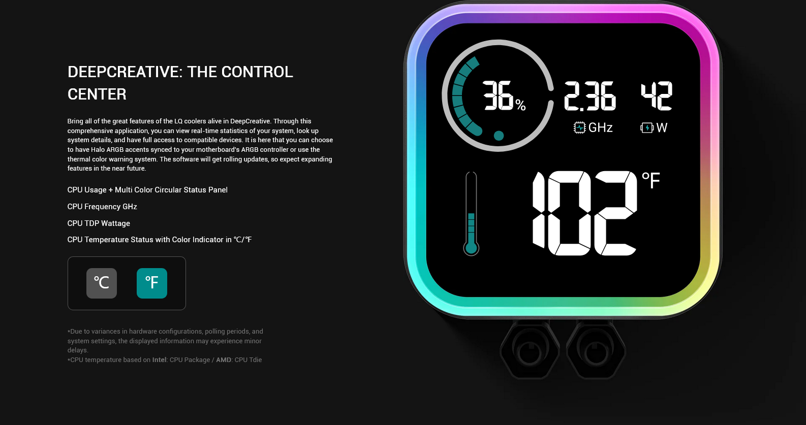 DEEPCOOL AIO LQ240 240mm & LQ360 360mm CPU water cooler AIO for LGA1851/1700/1200/115x and AM5 ...