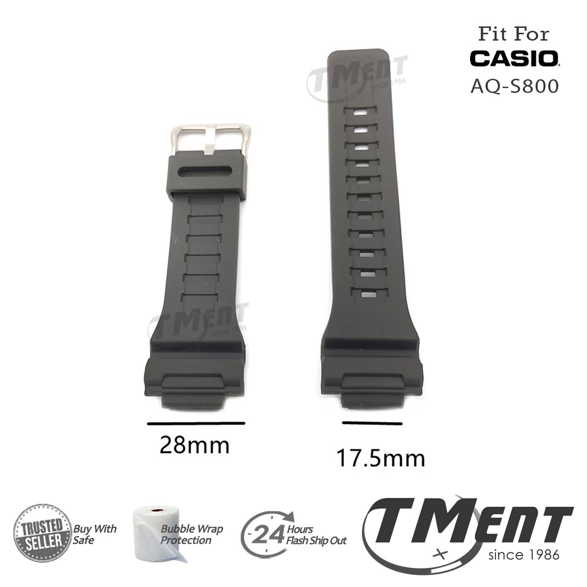 Casio g-shock AQ-S800W AQ-S810 High Quality Replacement Resin Watch ...