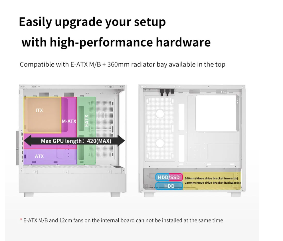 # Segotep Endura Pro+ EATX T.G PC Case With 3 x 120mm ARGB Fans Pre ...