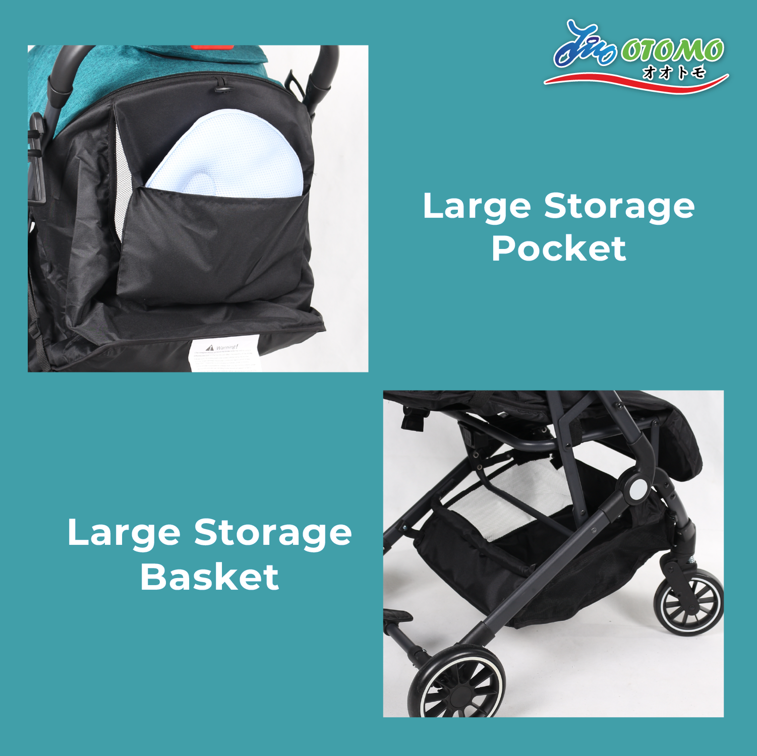 Otomo Baby Compact Stroller Cabin Lightweight New Born Stroller (Travel ...