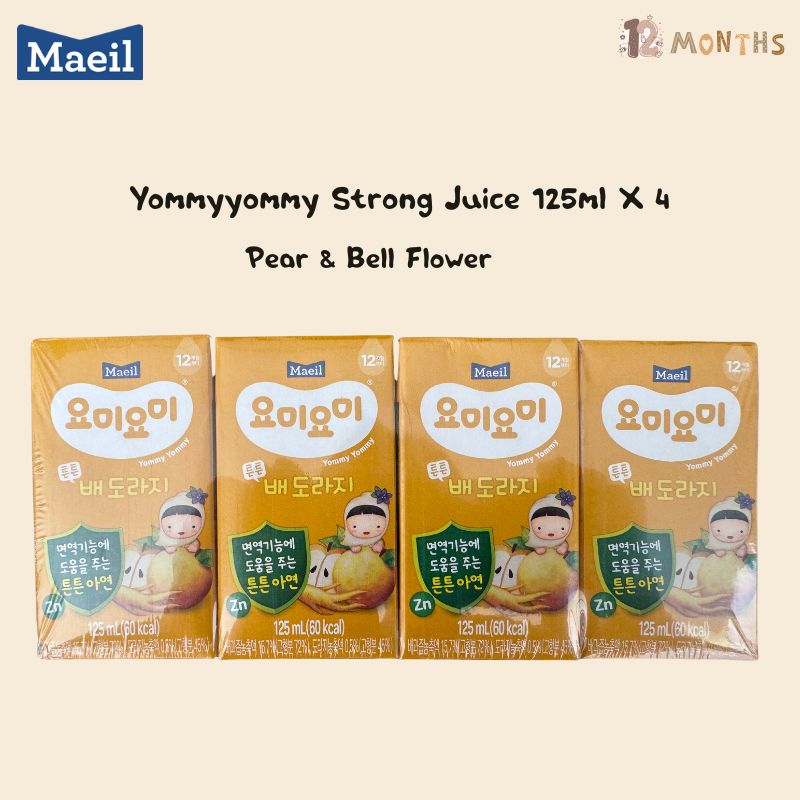 MAEIL Strong Juice 125ml X 4 (Prune & Apple/ Pear & Bell Flower) | Shopee Malaysia