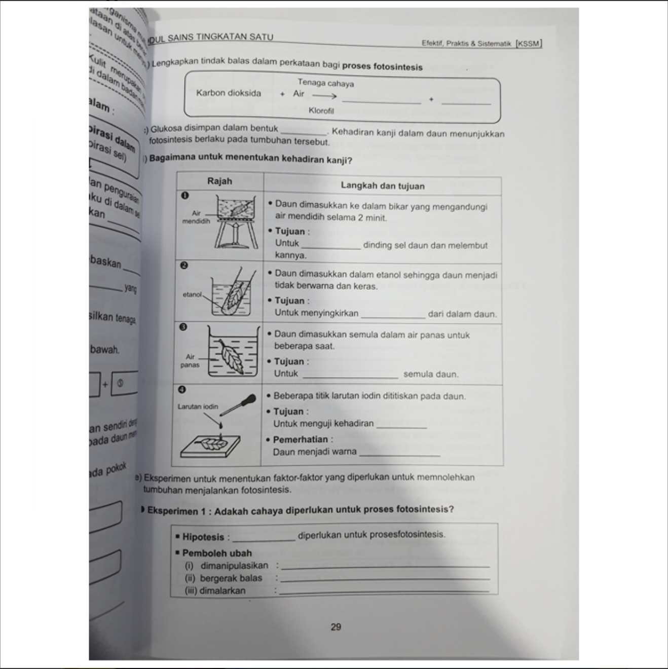 Nota Sains Tingkatan 1 + Soalan Latihan Science Form 1 | Shopee Malaysia
