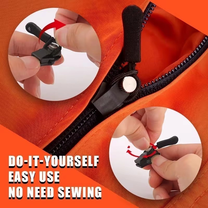 Universal Instant Zipper For Jacket Luggage Bag Replacement Zipper ...