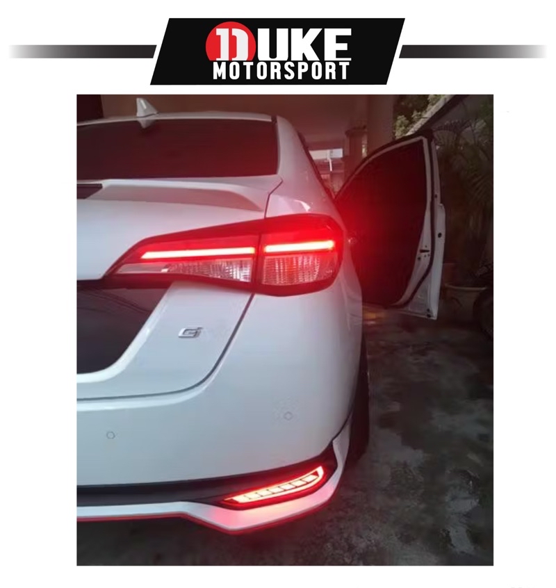 2x Toyota VIOS Ncp151 2018 2019 2020 LED Rear Bumper Reflector Lamp ...
