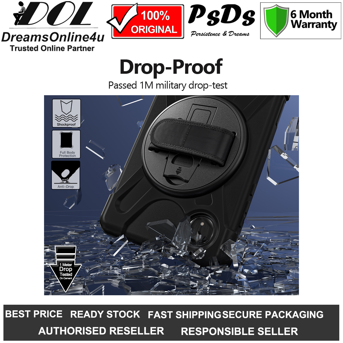 PsDs PirateKing Redmi Pad SE 8.7-inch 2024 Anti-Drop Military ...