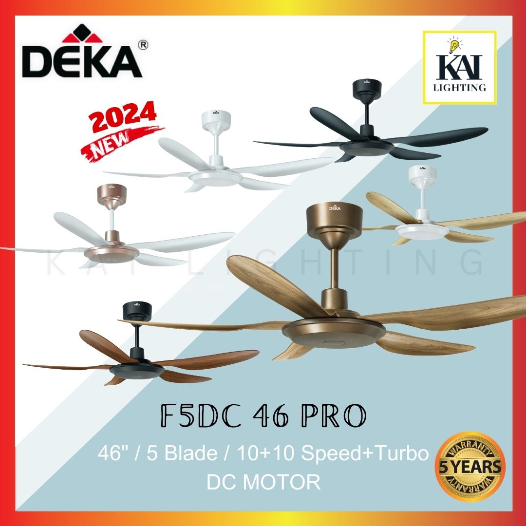 (Sirim) DEKA F5DC PRO Ceiling Fan Remote Control 10+10 Speed Kipas ...