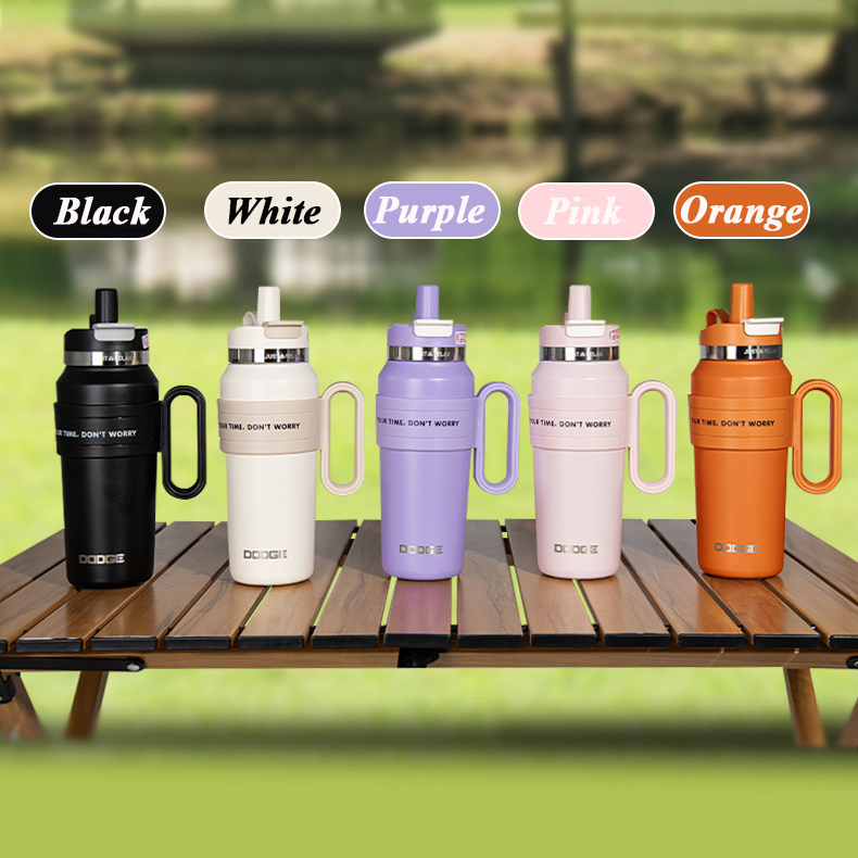 Cille Dodge 900ml Mug Design With Straw Handheld Ceramic Liner ...