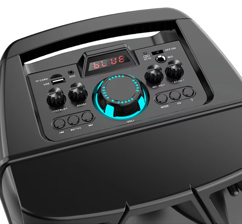 ZQS 8210 / ZQS 8211 Dual 8" 40W Bluetooth Speaker Super Bass KTV Karaoke Trolley Wireless ...