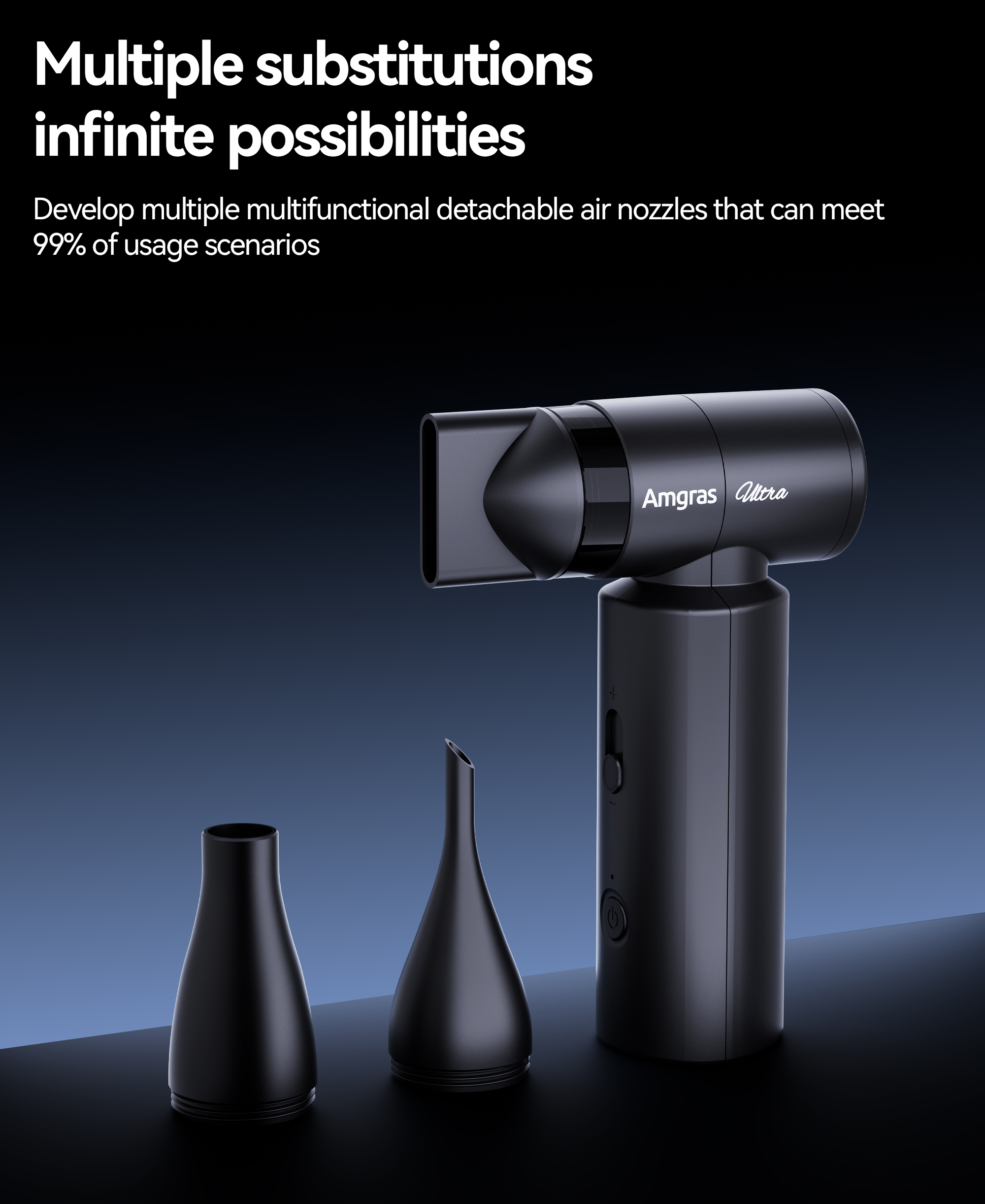 Amgras MetaHeld Fan Ultra2 Portable Turbocharged Handheld Violent fan ...