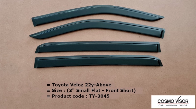 Toyota Veloz 2022 -Above Door Visor / Window Vent Visors Deflectors Air ...
