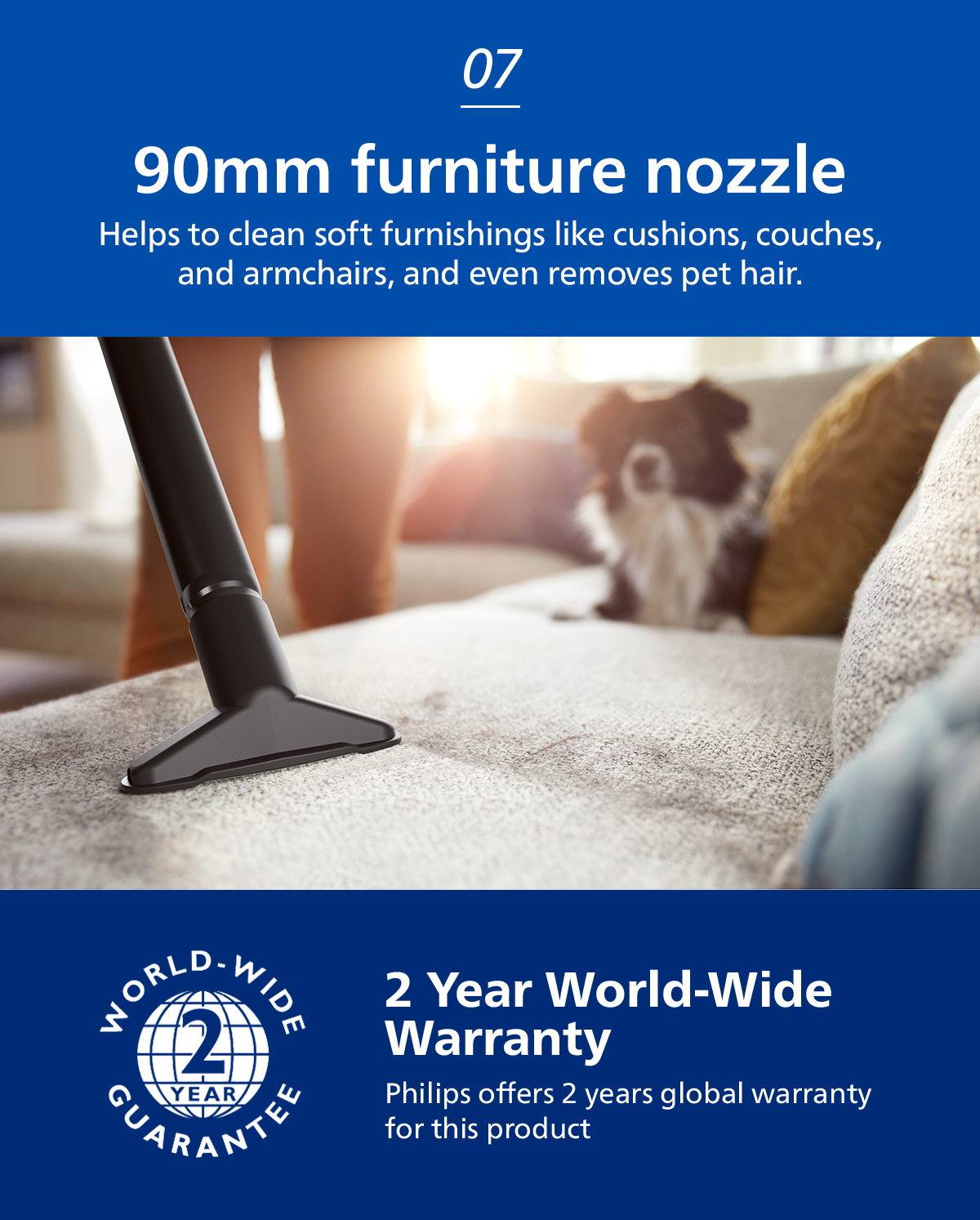 PHILIPS 1000 Series Bagless Vacuum Cleaner XB1042 PowerCyclone 3 ...
