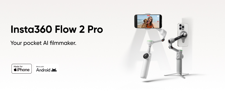 Insta360 Flow 2 Pro — Ultimate AI-Tracking Stabilizer | Shopee Malaysia