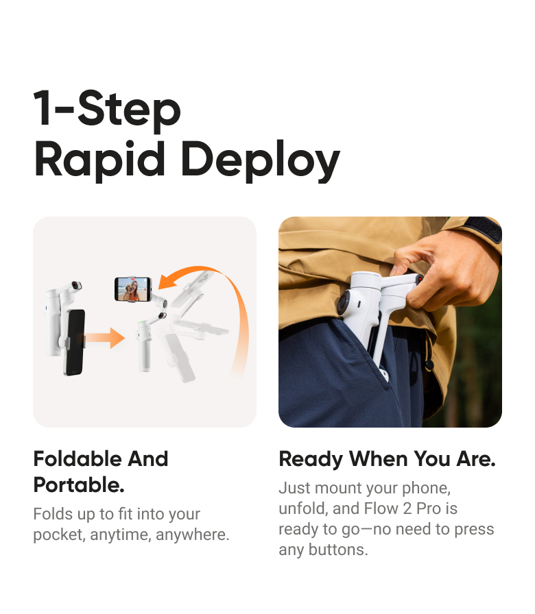 Insta360 Flow 2 Pro — Ultimate AI-Tracking Stabilizer | Shopee Malaysia