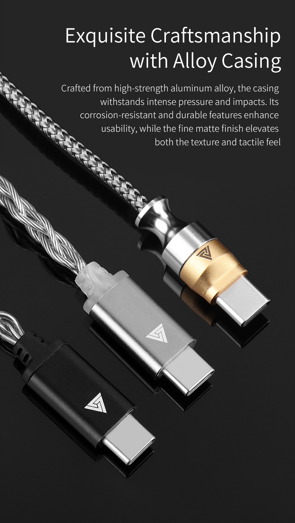 QKZ TC-MAX Pro HiFi DAC USB Type-C To 3.5mm Headphone Audio IEM Adapter ...