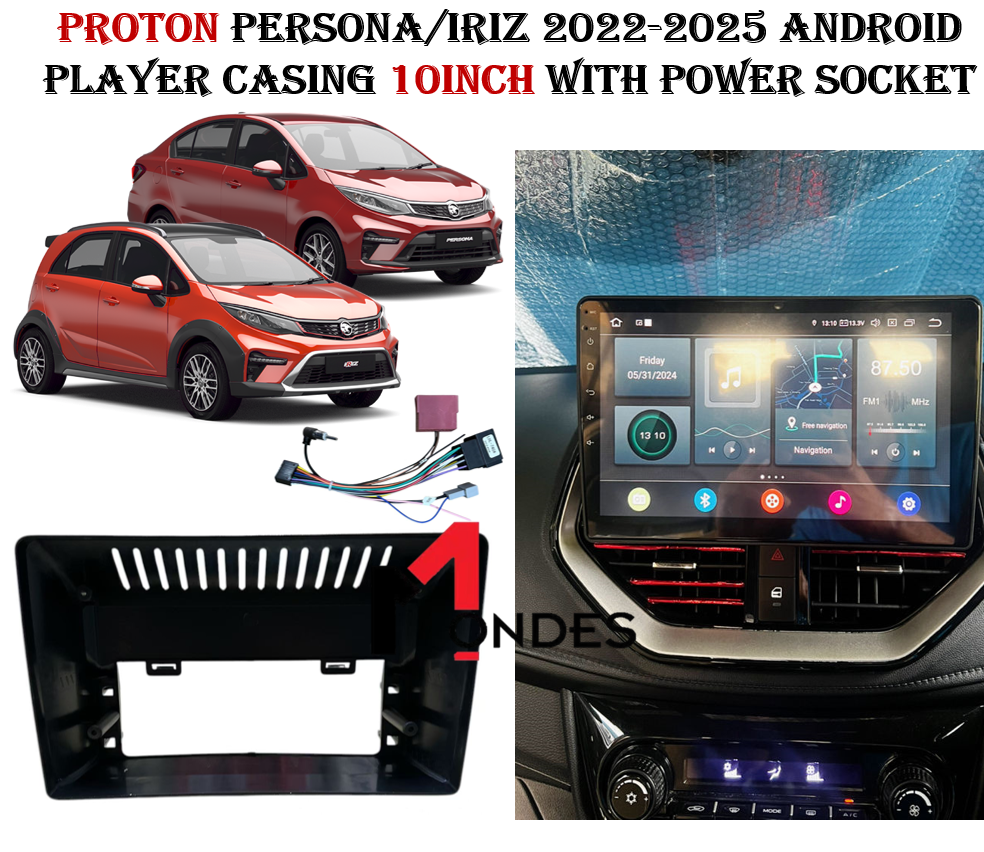 Proton Persona / Iriz 2022-2025 Android Player Casing 10" inch (with ...