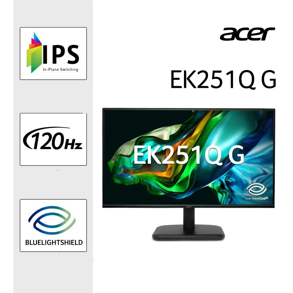 ACER EK251Q E - 24.5" / EK241Y E - 23.8: LED-backlit Monitor - FULL HD ...