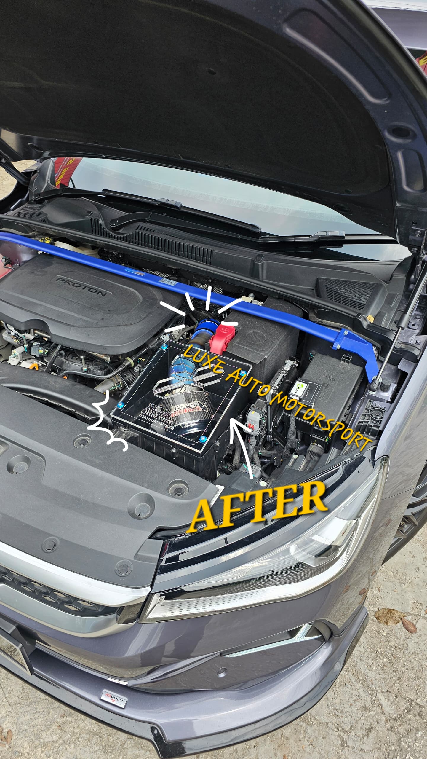 Proton S70 Xpower Open Pod High Flow Air Intake | Shopee Malaysia