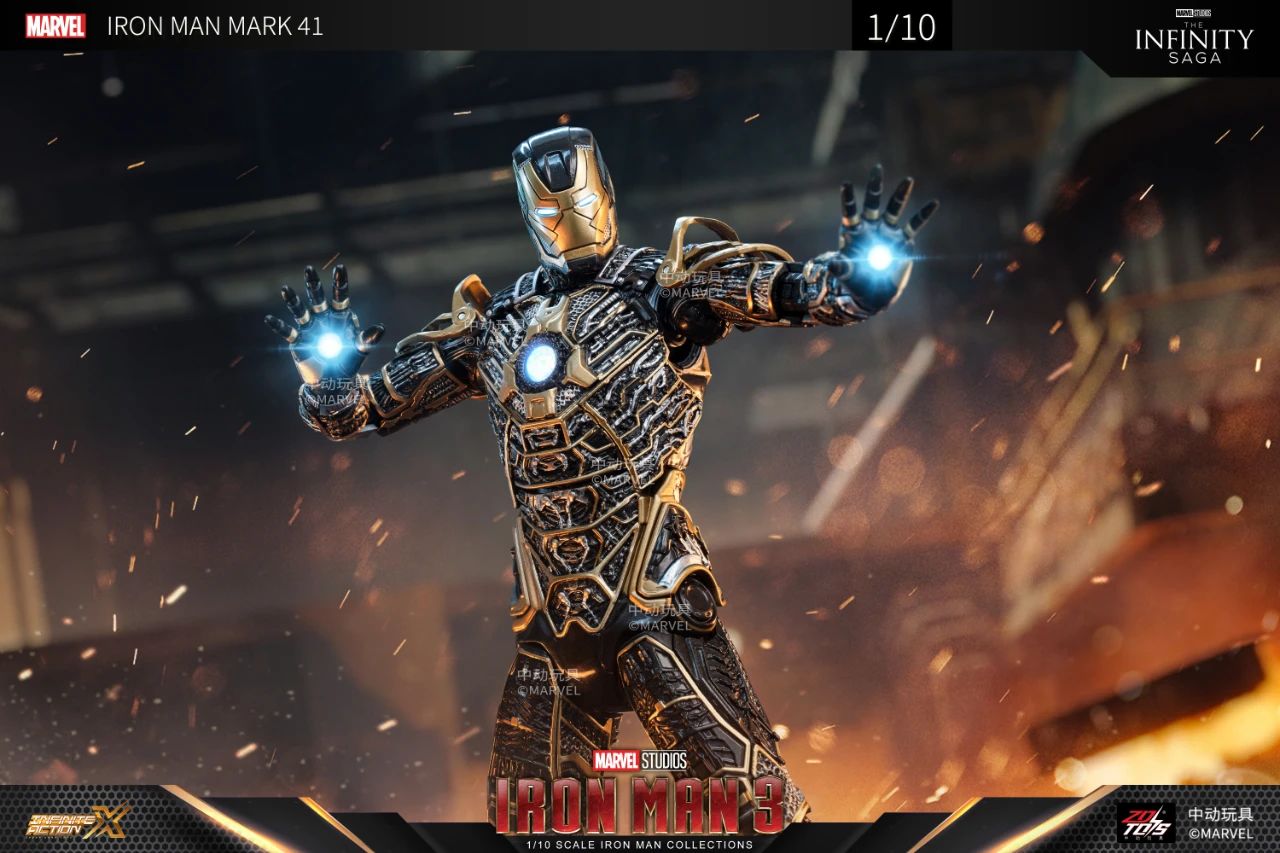 ZD Toys Marvel Avengers Superheroes Action Figures - Iron Man MK41 ...