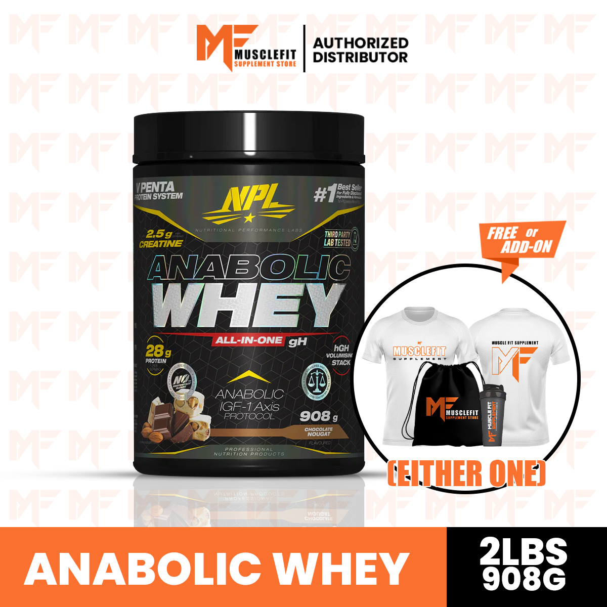 NPL Anabolic Whey Gh All In One 2 lbs/908 g | Shopee Malaysia