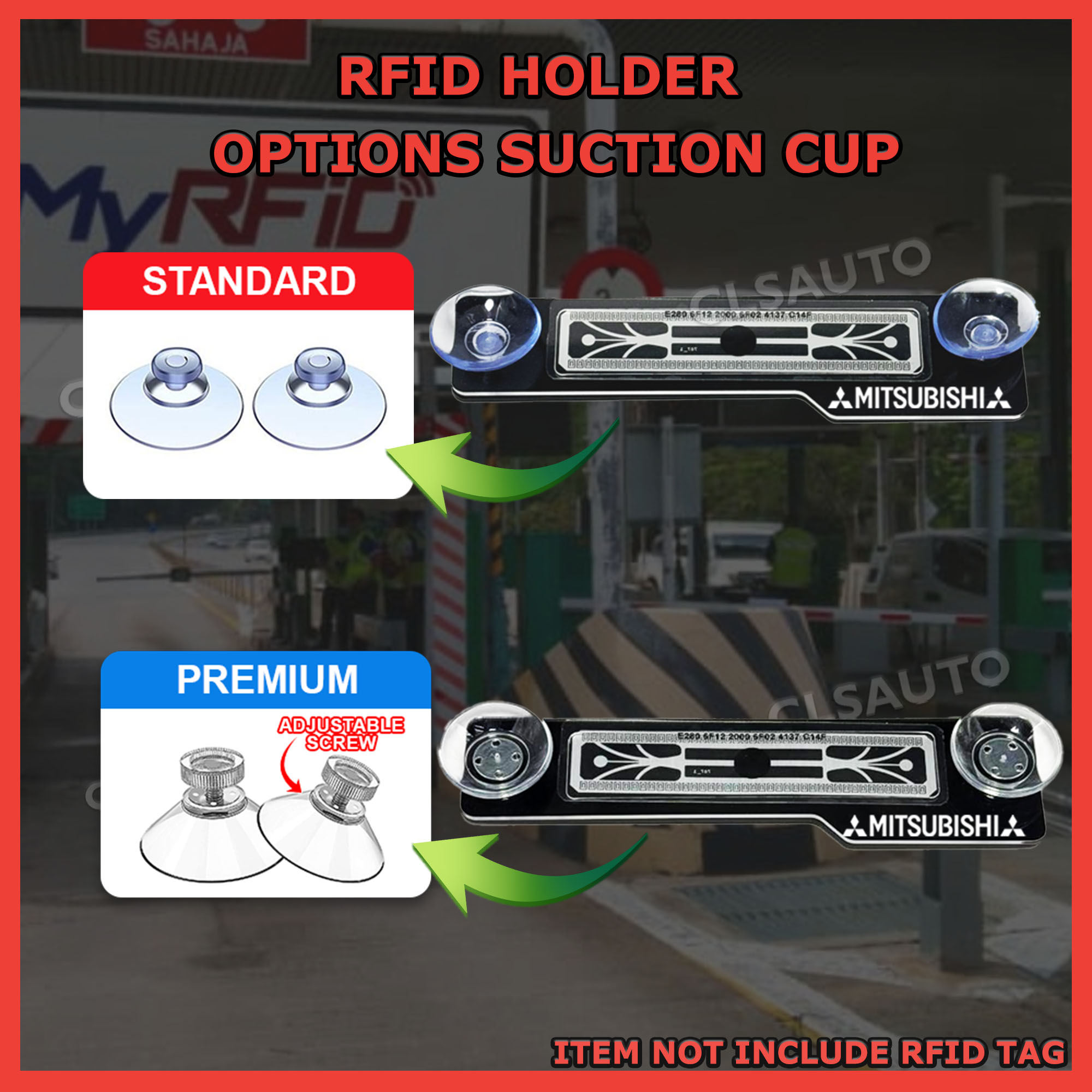 Car RFID Holder For Universal Perodua Proton Toyota Honda 2 Layers ...
