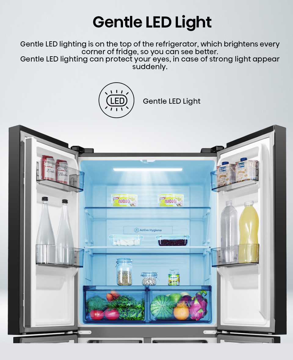 [NEW] Hisense 520L 4 Door Inverter Refrigerator Black / All Zone Active ...