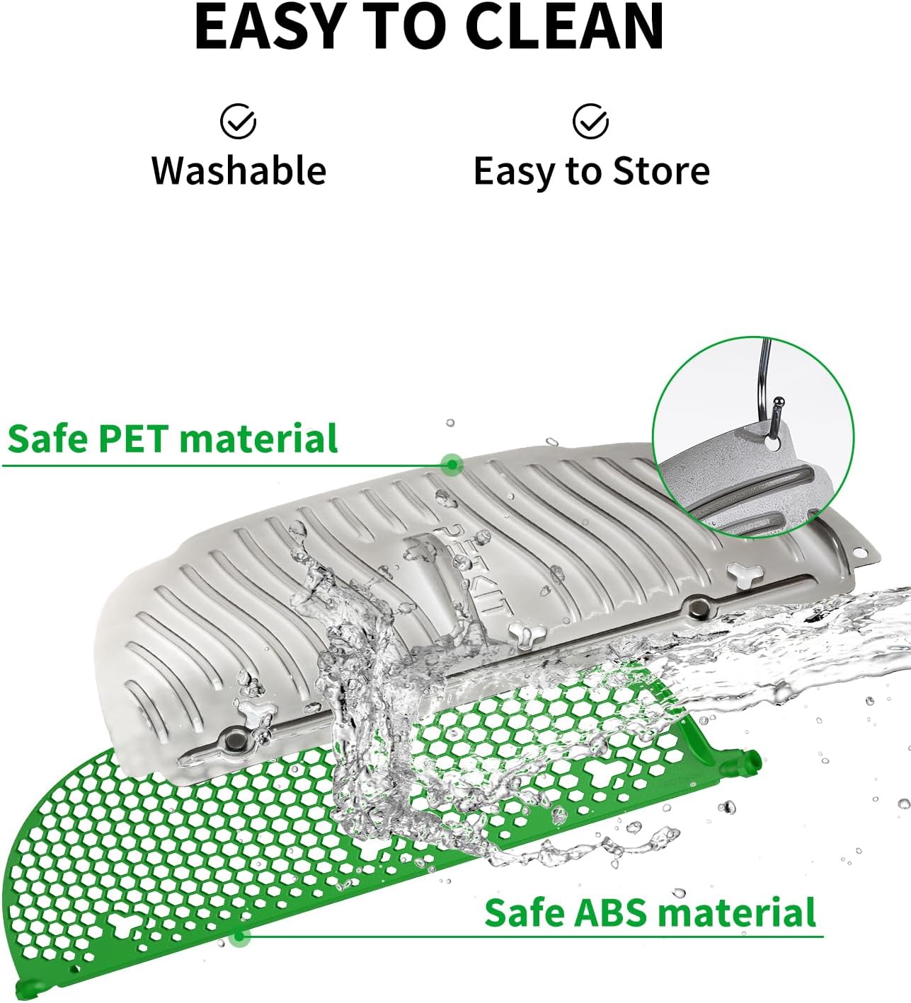 PETKIT Magnetic Cat Litter Remover and Litter Sifter Set for PuraMax 2 ...