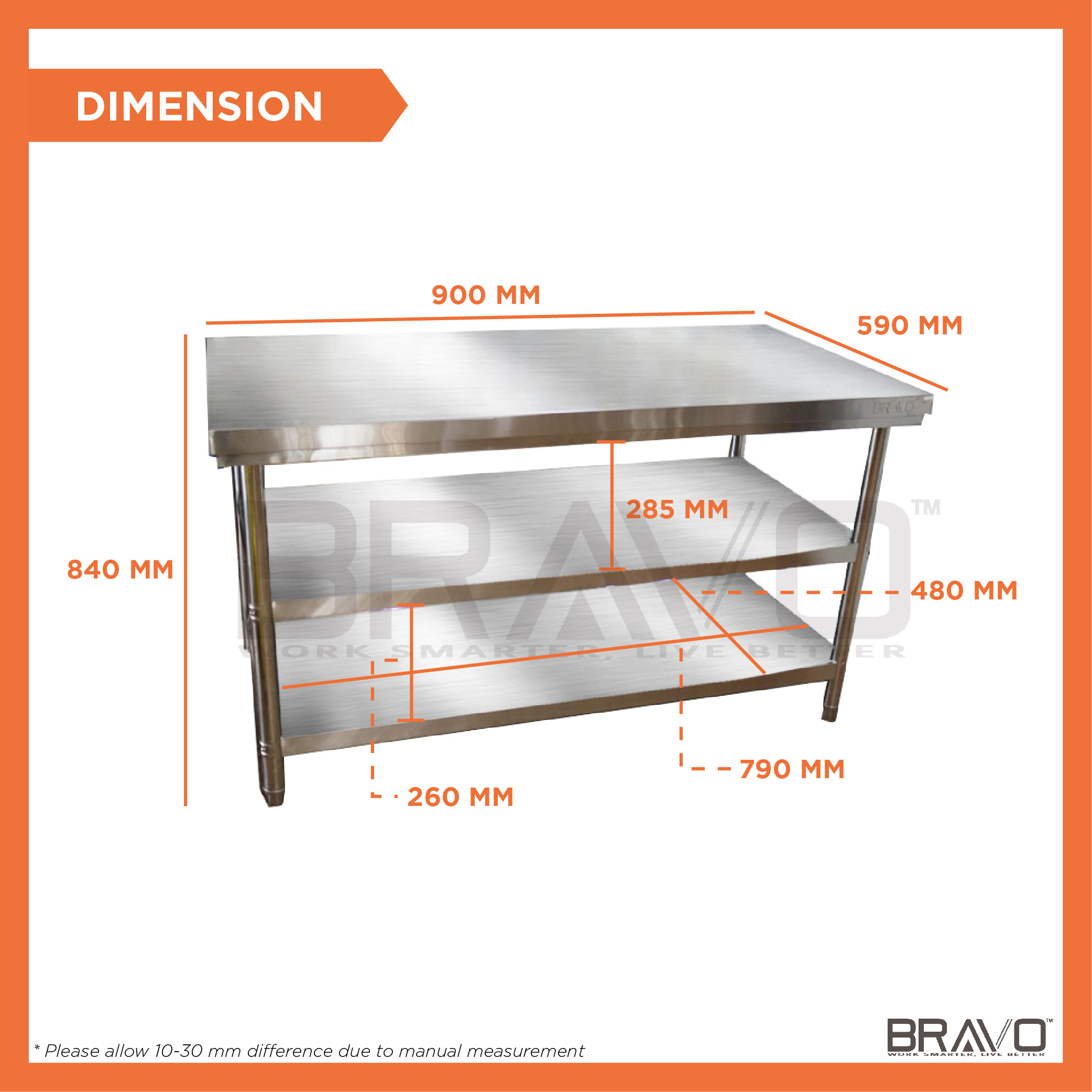 Stainless Steel Kitchen Table Restaurant Stainless Steel Table ...