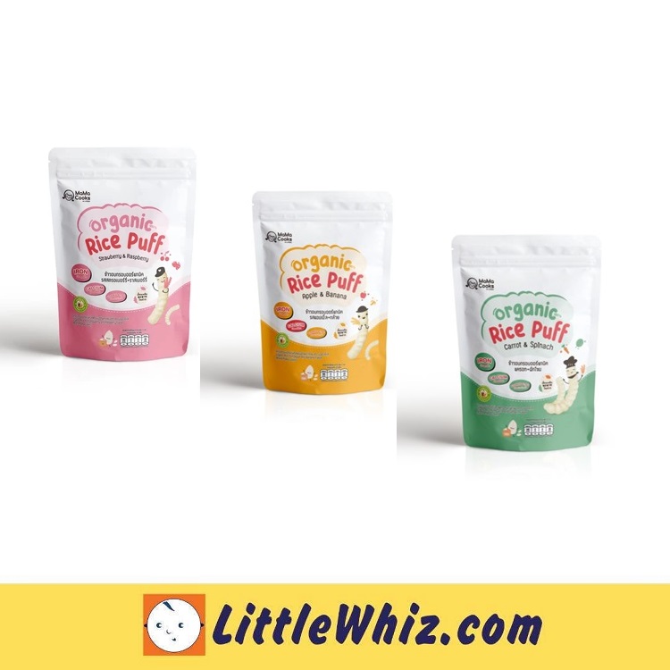 Mama Cooks: Organic Rice Puff | 6m+ | 40g | Shopee Malaysia