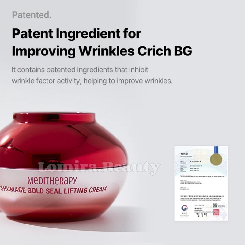 Meditherapy Shumage Gold Seal Lifting Cream + Device (50ml) | Shopee Malaysia