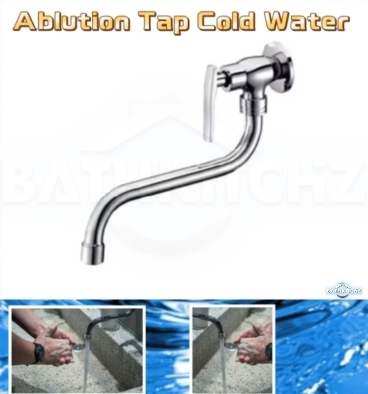 DOE Brass Wall Mounted Ablution Tap Mosque Taps Pray Washer Water ...