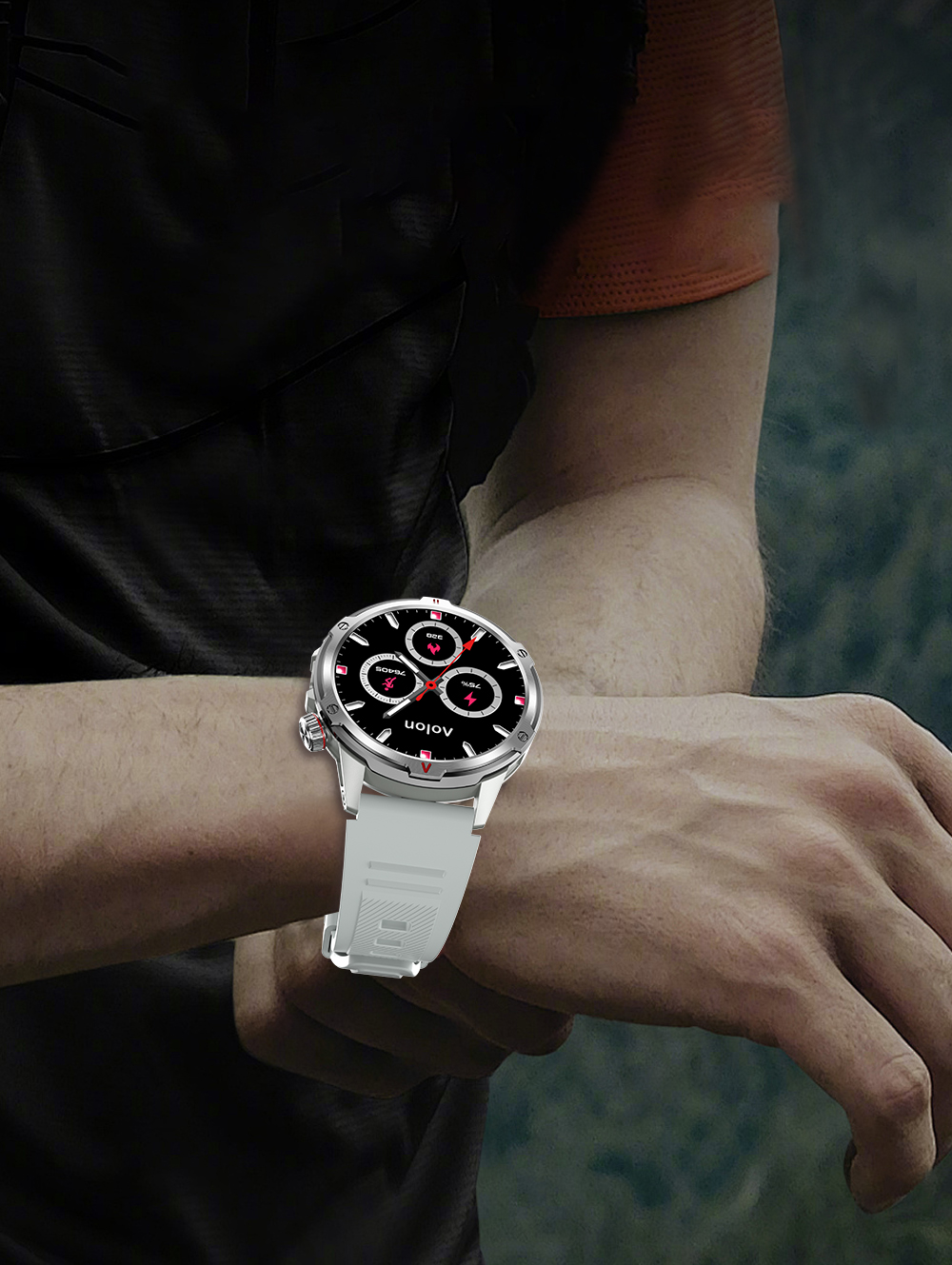 Aolon Tetra R4 Smart Watch 1.43" AMOLED Screen DIY Watch Face Bluetooth ...