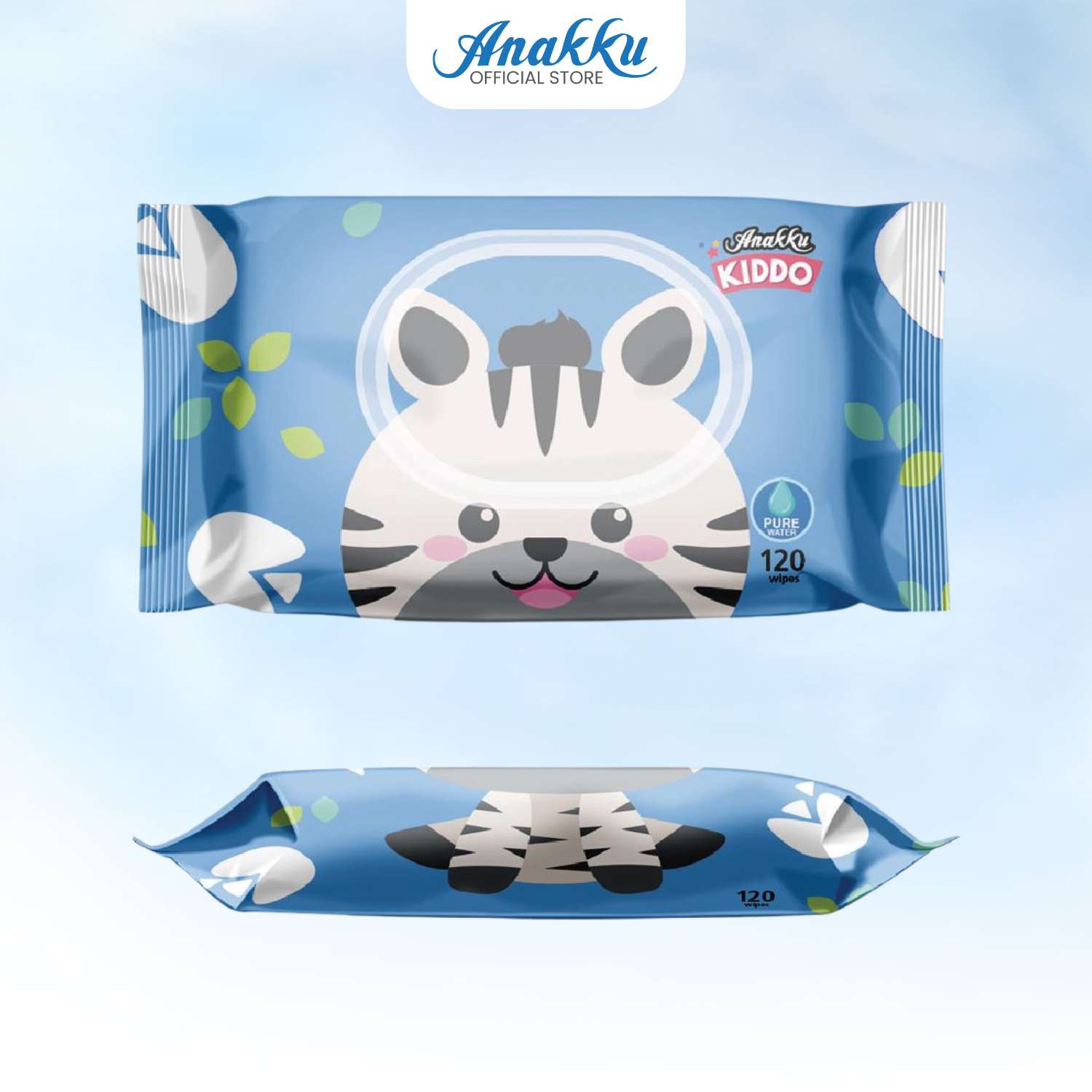 Anakku Kiddo Character Wipes With Cap 120's Tisu Basah WT1201 | Shopee ...