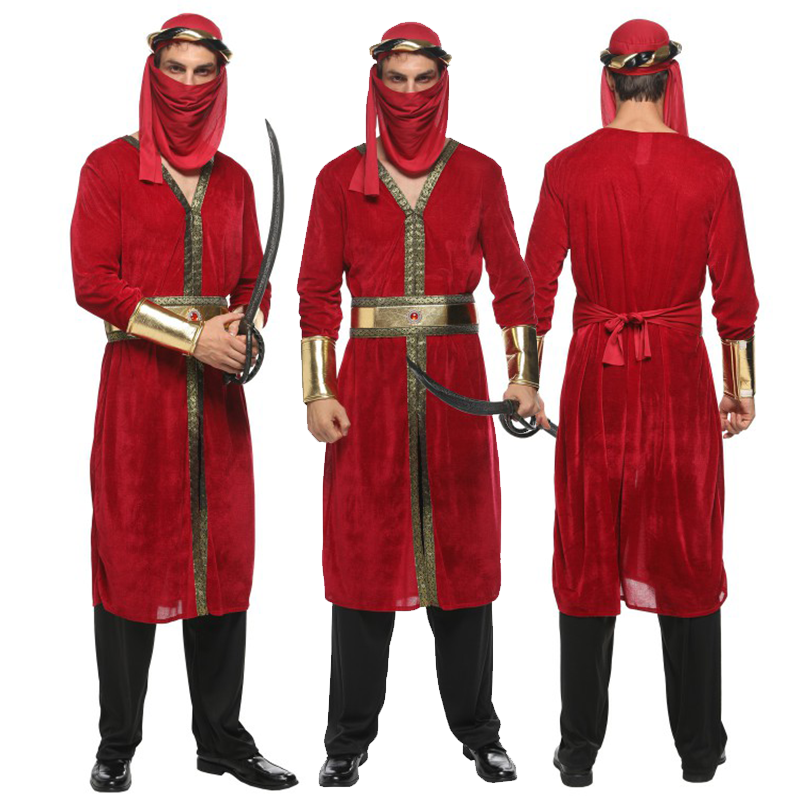 MYLITTLELASS Kostum Pahlawan Arab Kanak-kanak & Dewasa Pakaian ...