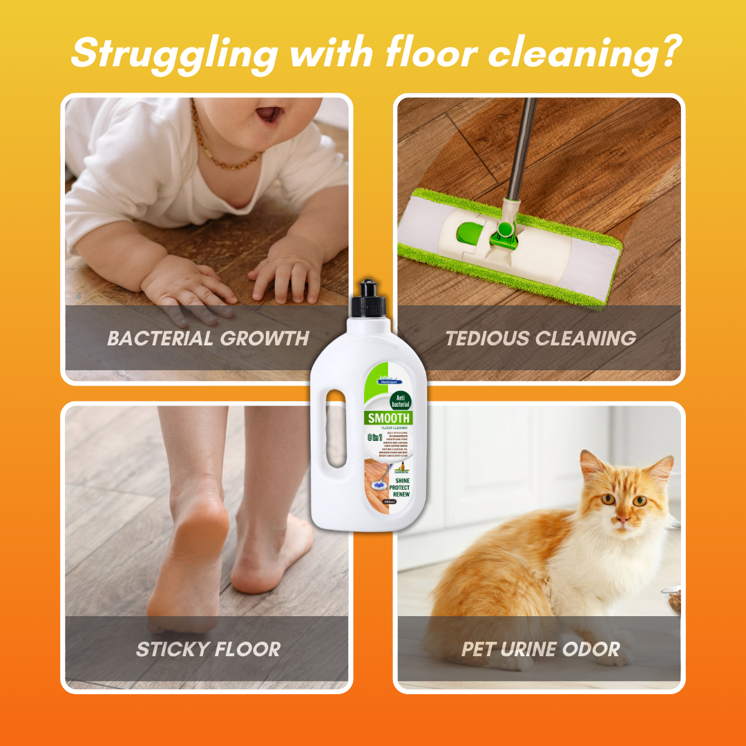 Mediclean 8in1 Smooth Floor Cleaner ( Wax Coating Floor Cleaner, licin ...