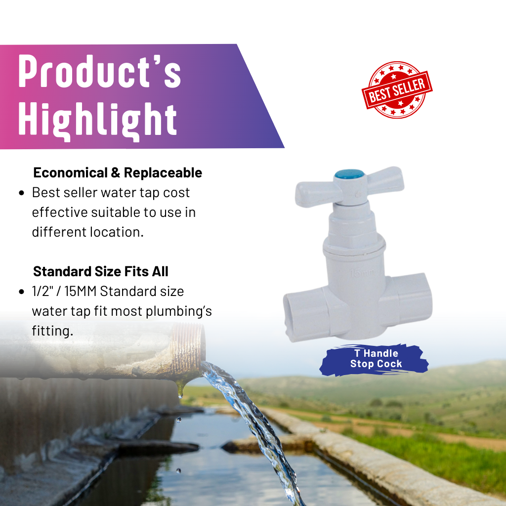 1/2" 15MM PVC Water Tap | Plastic Water Tap | Black Plastic Water Tap ...