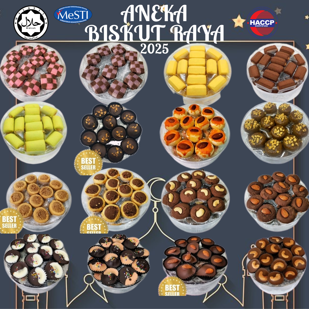 [KUIH RAYA 2025][New Stock] Pelbagai Jenis Biskut Raya Kuih Raya Murah ...