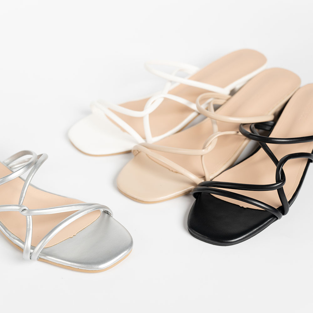 HAPPY2U Kasut Wanita Jasmine Cross Sandals | Shopee Malaysia
