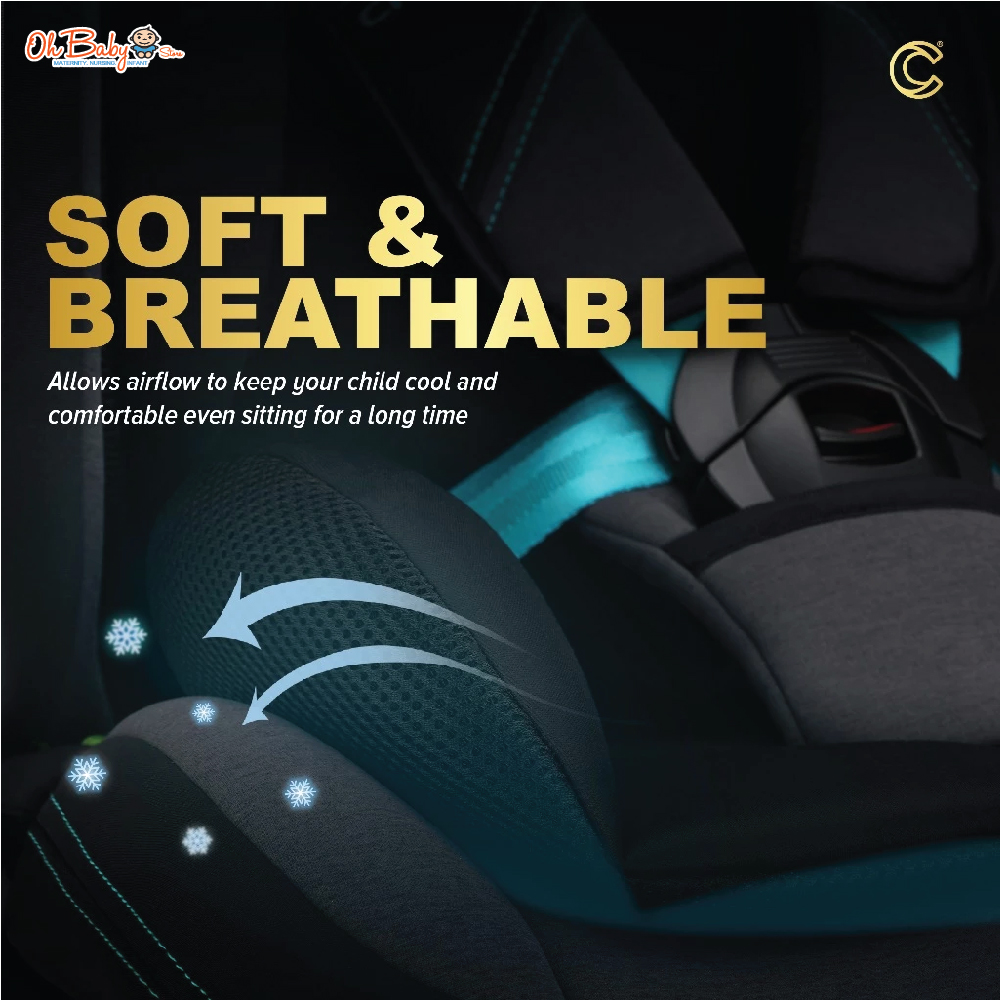 Crolla Alpha R129 Convertible Car Seat (Newborn to 150cm) | Shopee Malaysia