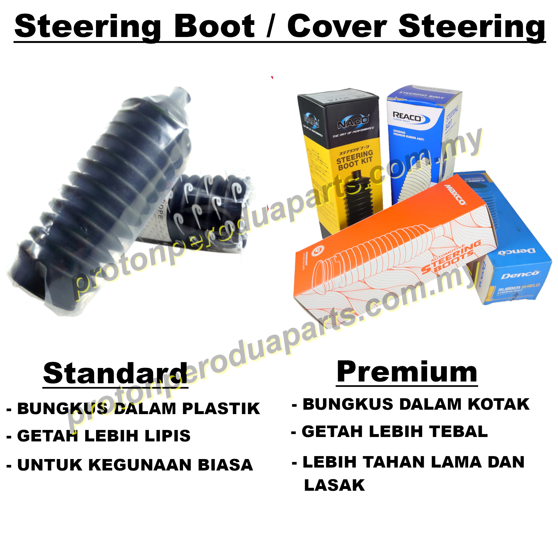 Steering Boot Getah Steering Cover Steering Rack - Perodua Kenari ...
