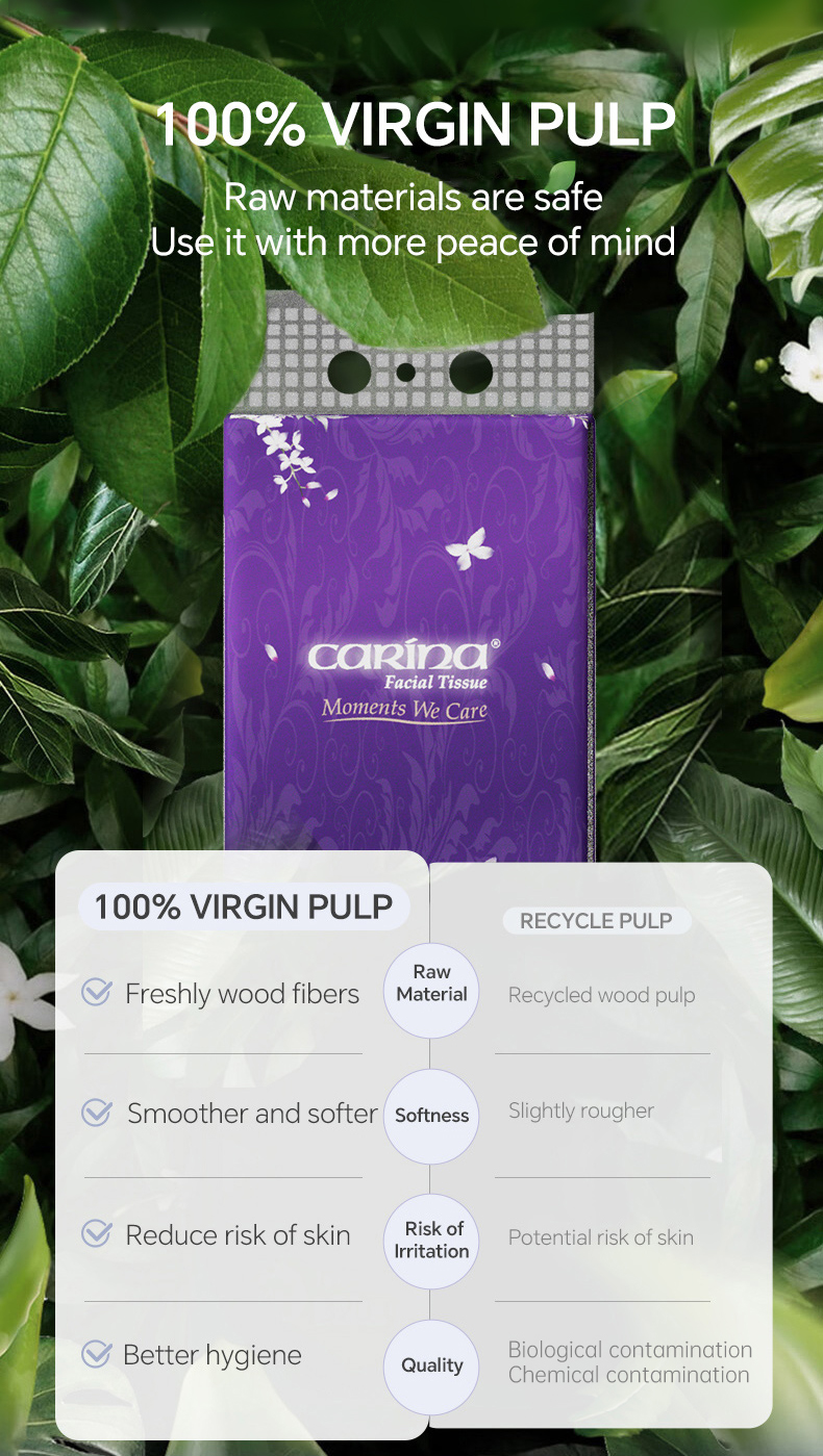 [20 Packs] Carina Wall Hanging Tissue 4-Ply 1000 sheets soft deluxe ...