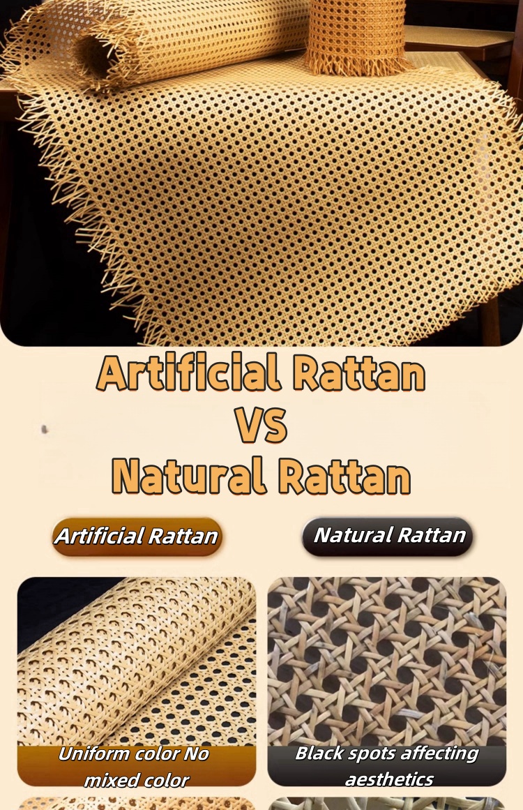 Rotan Anyaman/Rattan/Webbing Terbuka Rotan Sintetik PE/4 Saiz/Buatan ...