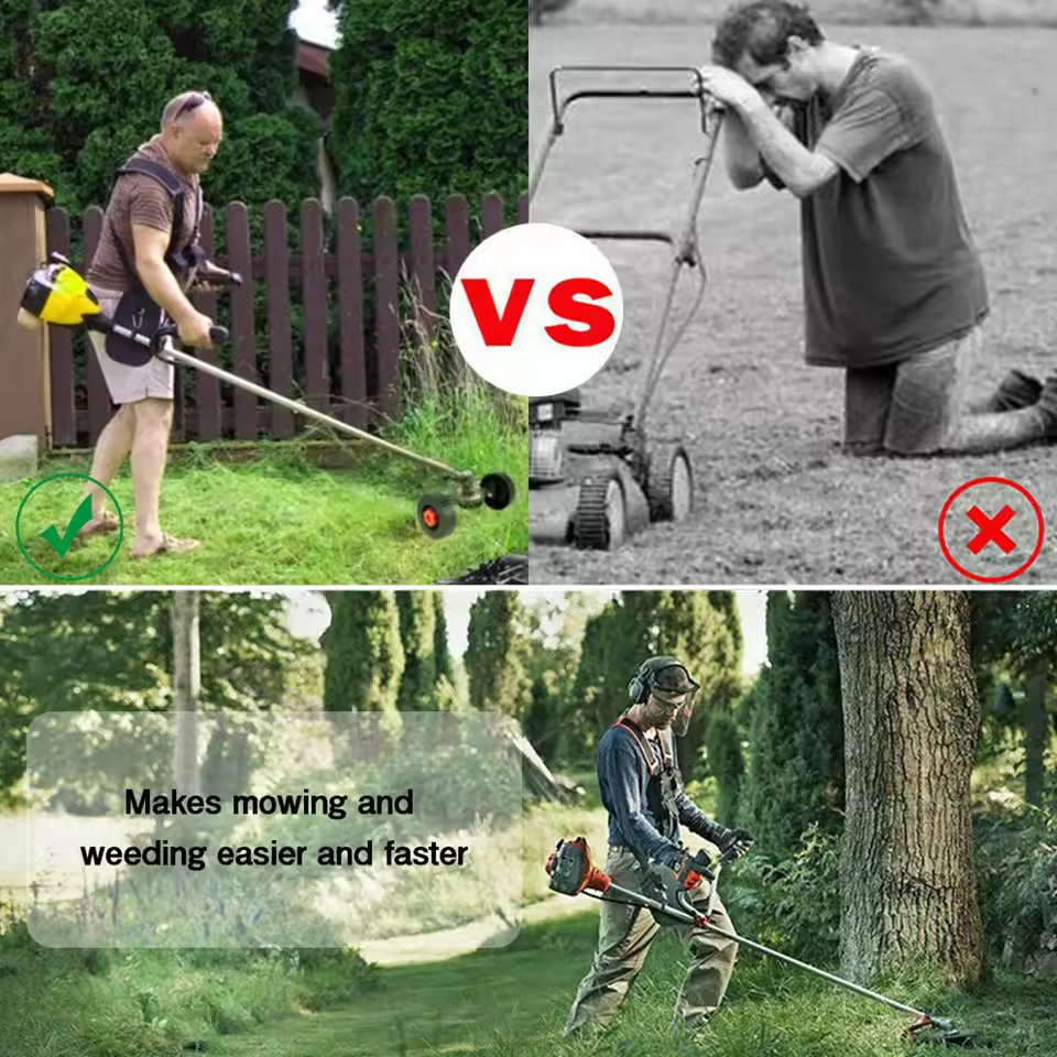 Wheel for Cordless Grass Trimmer Mesin Rumput Bateri Bateri Grass ...