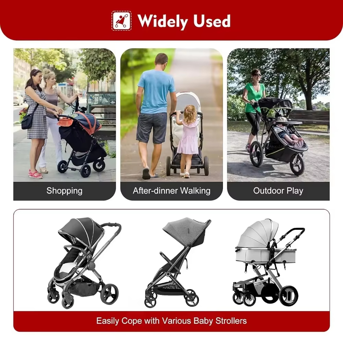 Stroller Step Board Baby Stroller Extention Step Buggy Board Connector ...