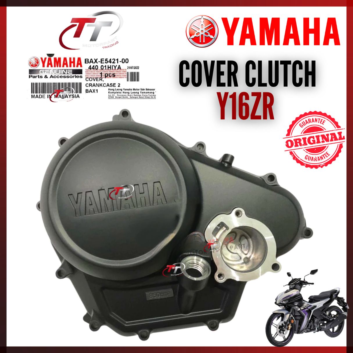 Y16ZR Y16 Cover Magnet Clutch Sprocket Caver Casing Kaver Engine ...