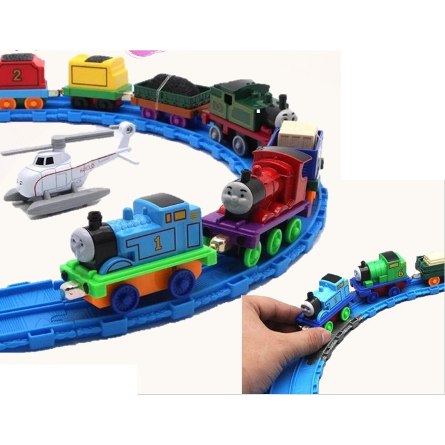 Children Magnetic Train With Train Track Toy Play Set For Kids Vehicles ...