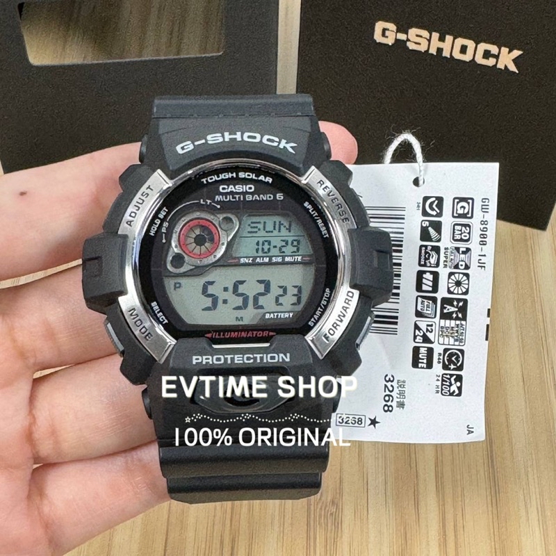 JAPAN SET 100% ORIGINAL CASIO G-SHOCK GW-8900-1JF / GW-8900A-1JF / GW ...